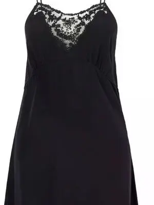 Chloé Lace-detail Dress - Black