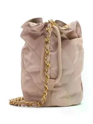 Burberry Horseshoe Reversible Pouch - Pink