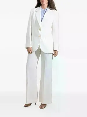 Victoria Beckham Alina Wide-leg Trousers - Neutrals