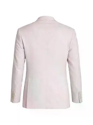 LARDINI Double-breasted Peak-lapel Blazer - Neutrals