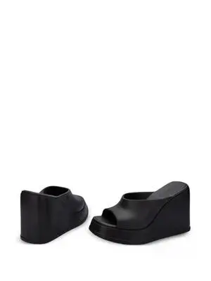 Melissa Free Slip Wedge Sandals - Black