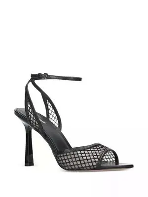 Lola Cruz Ruby Mesh-panel Sandals