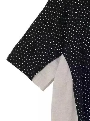 Undercover Polka-dot Layered Shirt