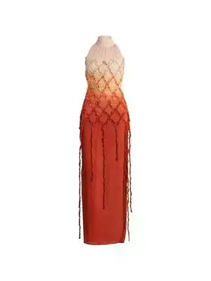 Blumarine Fringe Dresses