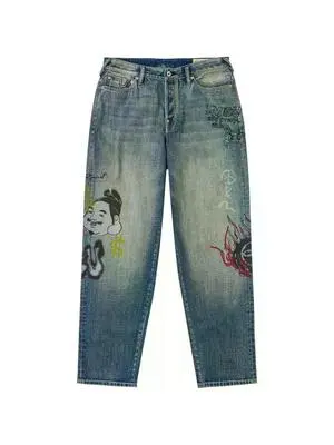 EVISU Graphic-print Jeans