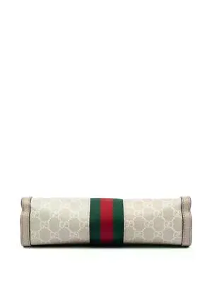 Gucci Gg Supreme Ophidia Chain Crossbody Bag - Brown
