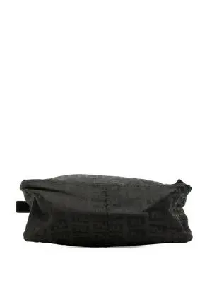Fendi 20th Century Zucchino Canvas Handbag - Grey