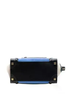 Celine 2012 Micro Tricolor Luggage Tote Bag
