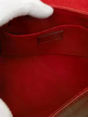 LOUIS VUITTON 2015 Monogram Empreinte Saint Germain Bb - Red