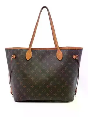 LOUIS VUITTON 2019 Monogram Neverfull Mm Tote Bag - Brown