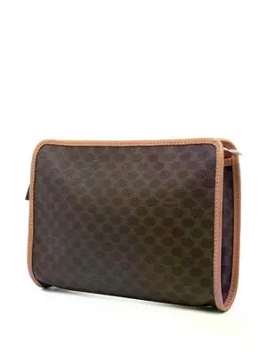 Celine 2012 Macadam Coated Canvas Clutch