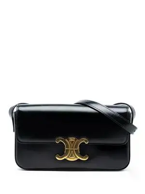 Celine Shiny Calfskin Claude Shoulder Bag