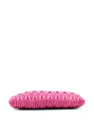 Miu Miu Matelasse Nappa Frame Clutch With Strap