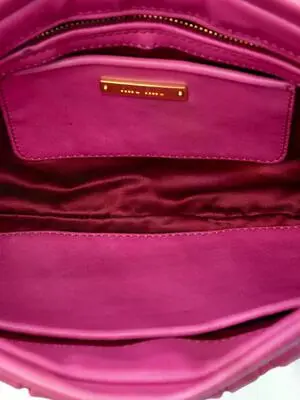 Miu Miu Matelasse Nappa Frame Clutch With Strap