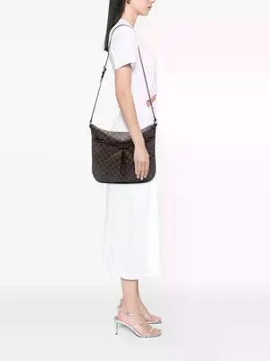 LOUIS VUITTON Damier Ebene Bloomsbury Gm Crossbody Bag