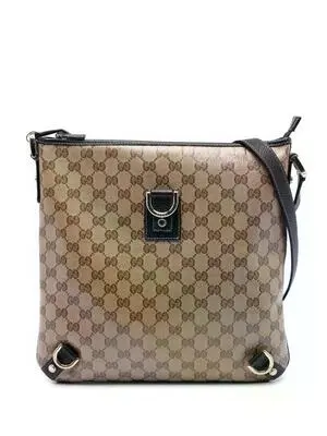 Gucci Gold Tone Cross Body Bags