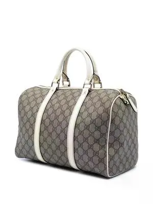 Gucci Gg Supreme Joy Boston Bag - White