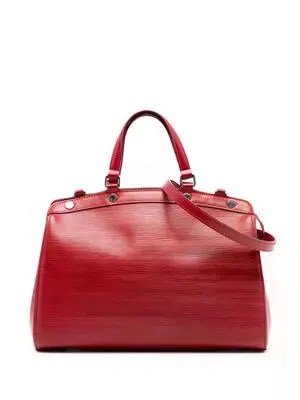 LOUIS VUITTON Epi Brea Mm Satchel - Red