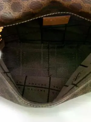 Celine 1999 Macadam Coated Canvas Crossbody Bag