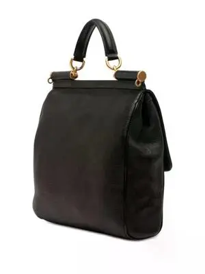 Dolce & Gabbana Calfskin Flat Sicily Satchel