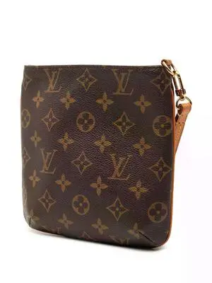 LOUIS VUITTON 2002 Monogram Partition Clutch Bag