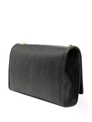 Saint Laurent 2013-2026 Medium Monogram Kate Tassel Crossbody Bag - Black