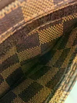 LOUIS VUITTON 2003 Damier Ebene Geronimos Crossbody Bag
