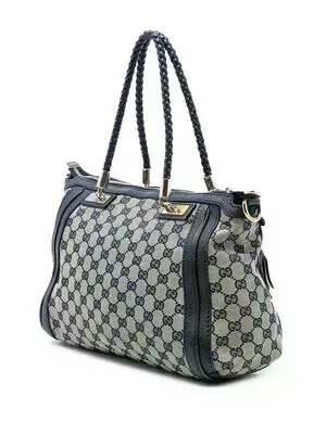 Gucci Gg Canvas Bella Satchel - Neutrals