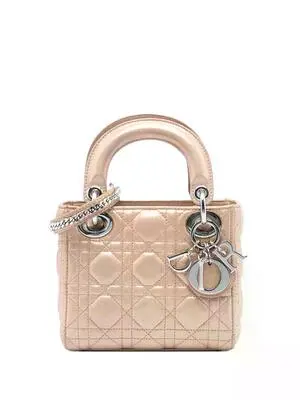 Dior 2015 Mini Lady Satchel - Neutrals