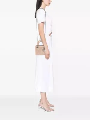 Dior 2015 Mini Lady Satchel - Neutrals