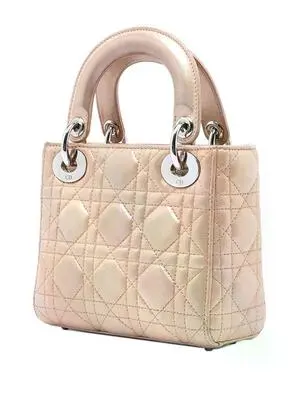 Dior 2015 Mini Lady Satchel - Neutrals