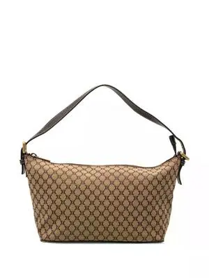 Celine 2000 Macadam Canvas Shoulder Bag