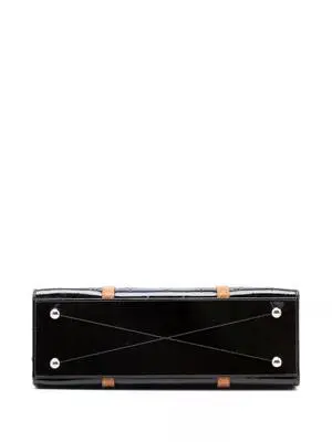 LOUIS VUITTON 2018 Monogram Vernis Neo Triangle Satchel