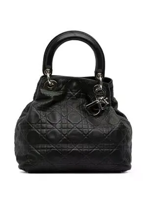 Dior 2008 Lambskin Cannage Soft Lady Tote Bag