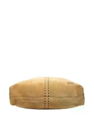 Loewe Anagram Suede Shoulder Bag