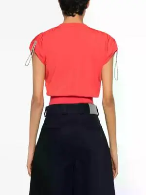 Coperni Logo-embroidered Drawstring T-shirt