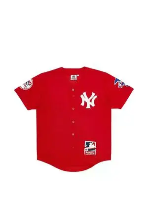 Supreme Logo-patch Baseball Jersey