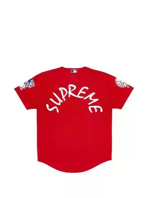 Supreme Logo-patch Baseball Jersey