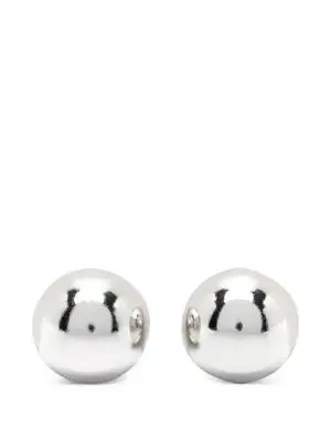 SILVIA GNECCHI Sade Maxi Dome Earrings - Silver