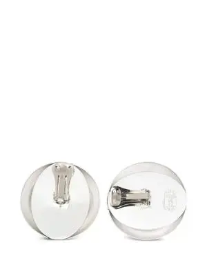 SILVIA GNECCHI Sade Maxi Dome Earrings - Silver