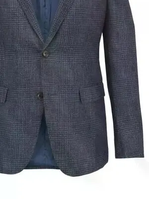 Zegna Textured Blazer - Blue