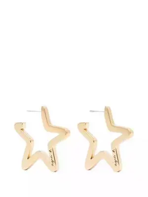 AGNES B. Rock Star Earrings - Gold