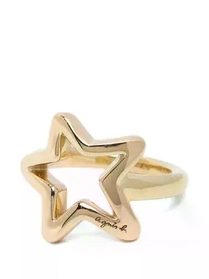 AGNES B. Star Motif Ring - Gold