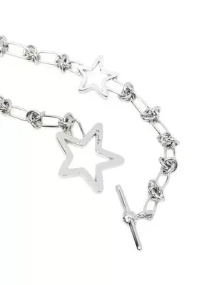 AGNES B. Star Pendant Necklace - Silver