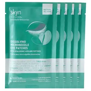 SKYN ICELAND Dissolving Microneedle Eye Patches 5-pack - Regular