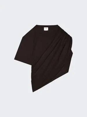 COURRÃ¨GES Asymmetrical Twist Tee