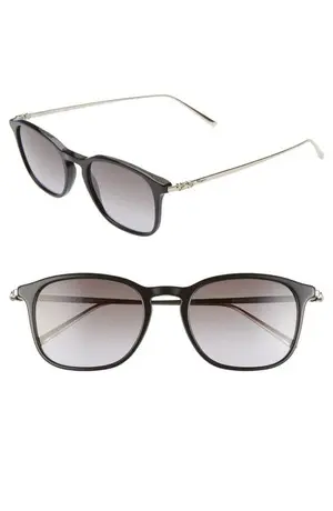 FERRAGAMO Classic Logo 53mm Rectangle Sunglasses