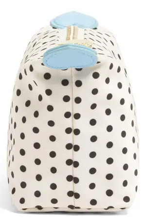 Stoney Clover Lane Nylon Dot Print Pouchette - Small Dot Black Base