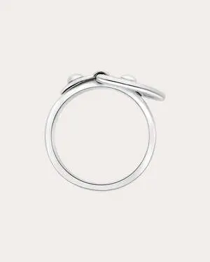 STATEMENT Rivet Sterling Ring - Silver
