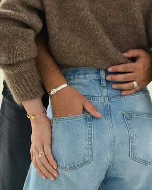 STATEMENT Rivet Sterling Ring - Silver